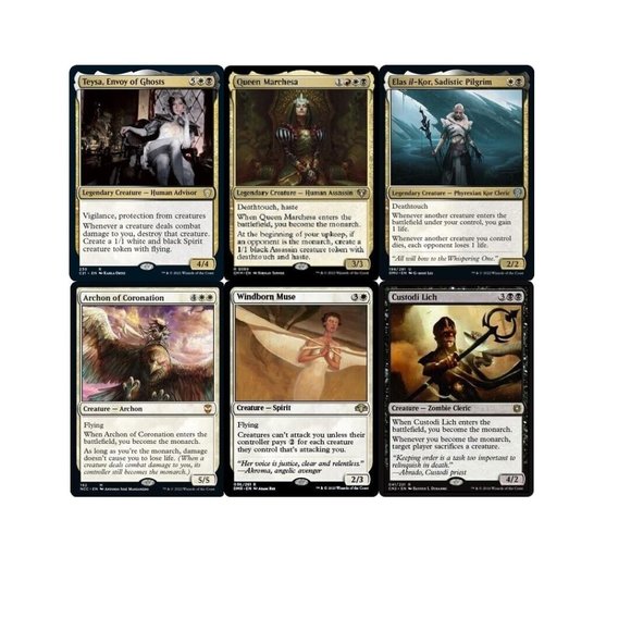 Magic: The Gathering | Other | Custom Commander Deck Monarch Queen ...